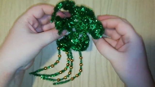 НЕВЕРОЯТНО КРАСИВЫЙ НОВОГОДНИЙ ШАР/ИЗ СИНЕЛЬНОЙ ПРОВОЛОКИ/СВОИМИ РУКАМИ