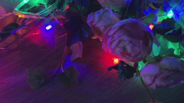 Новогодняя гирлянда Uniel ULD-S1000-090/STA MULTI IP20 UL-00007179