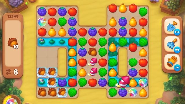 GardenScapes уровень 12149 без бустеров