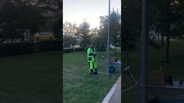 На проверке благоустройства Краснохолмской набережной и территории около Новоспасского пруда