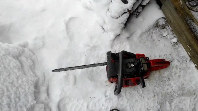 ремонт бензопилы, китайский карбюратор.