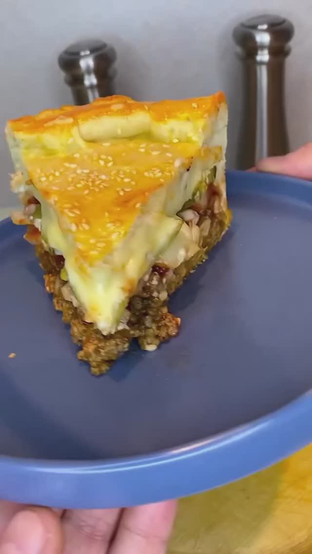 ПИРОГ "ЧИЗБУРГЕР"