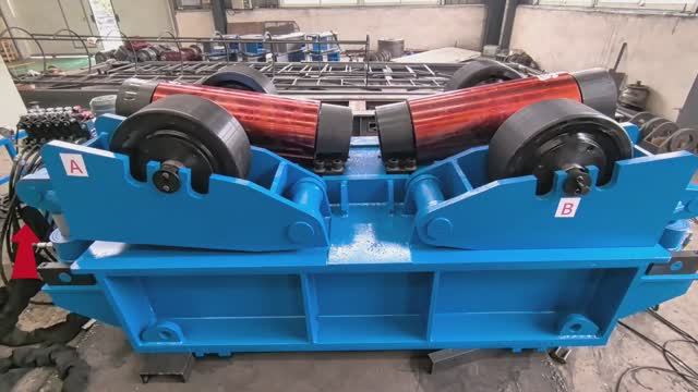 Роликовый вращатель (модуль) для сборки труб, обечаек.