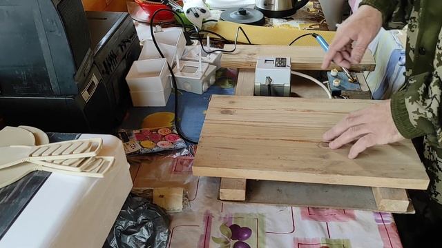 натягивание проволоки и наващивание рамок