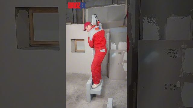 Жесткий тест: выдержит ли газоблок на BROZEX KSB17 вес человека?