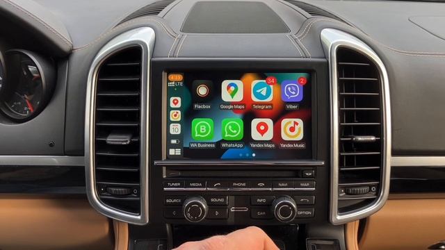 Модуль CarPlay и Android Auto для Porsche PCM3.1 (2010-2016)