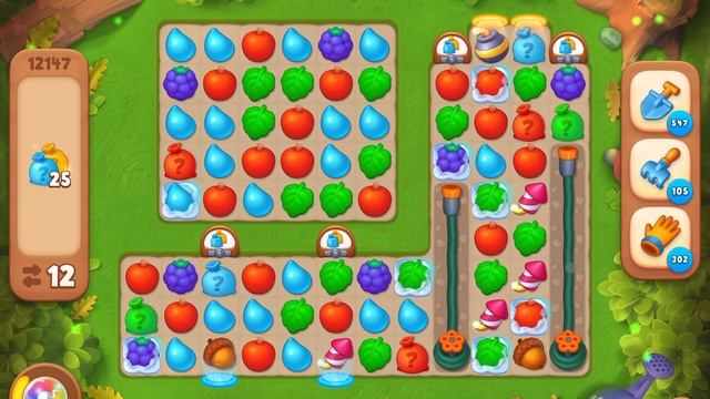 GardenScapes уровень 12147 без бустеров