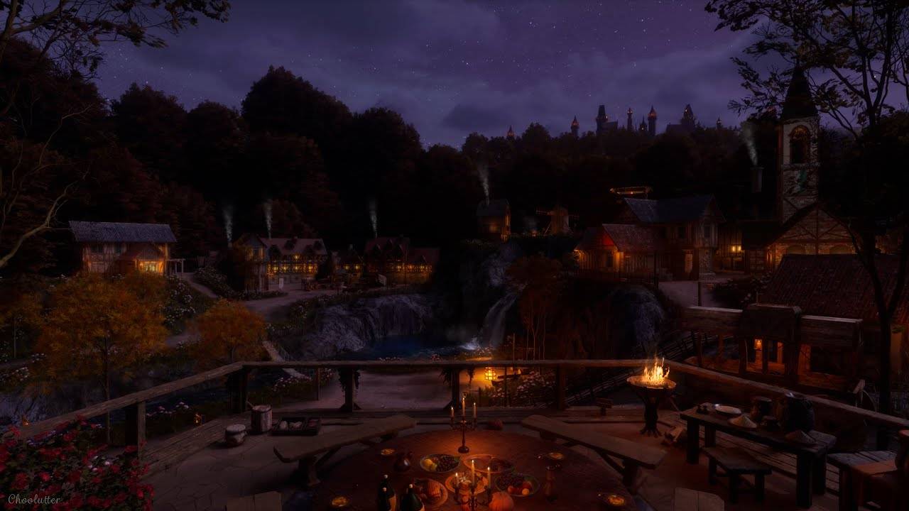 Evening castle/Средневековый замок/Medival castle/dnd ambience/RPG playlist/fantasy