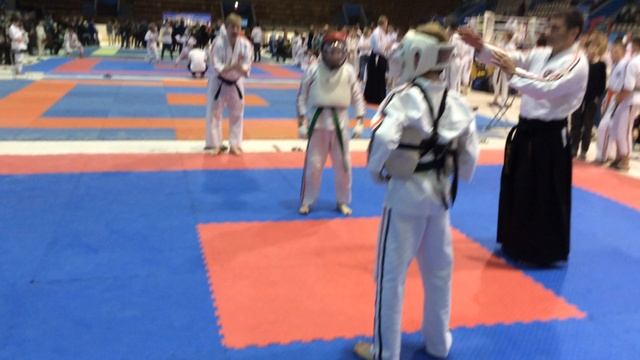 Кубок Евразии г. Барнаул 12.05.2018 Петр Рыбас (белый шлем) 2 бой