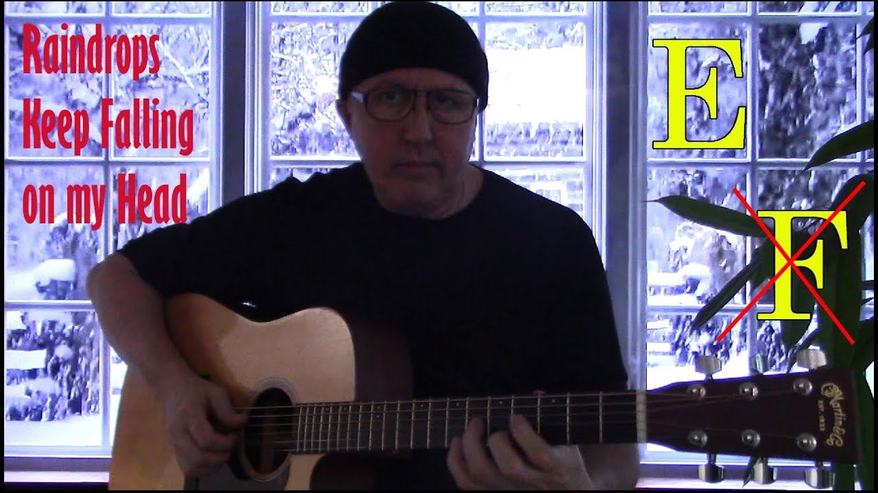 Raindrops Keep Falling on my Head акустическая гитара