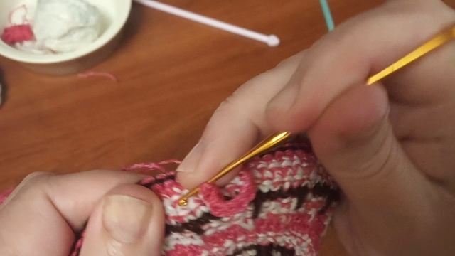 прихватка ( подложка)со скрытой петелькой.