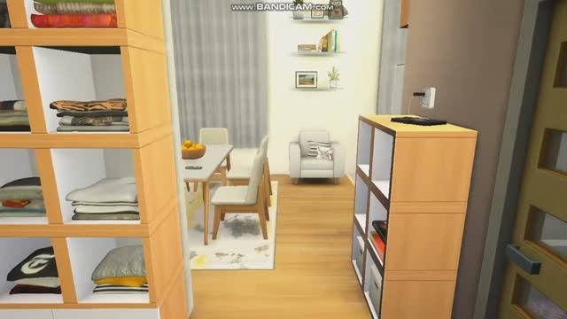 Малогабаритная квартира (строительство в симс 4)the sims 4