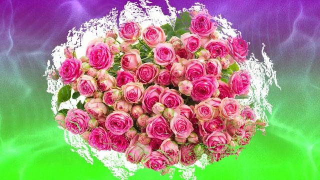 Футаж. Цветочный фон 200