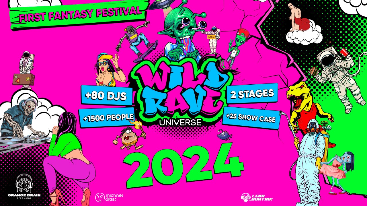 Aftermovie scenes of Wild Rave at the 2024 Slianiye festival