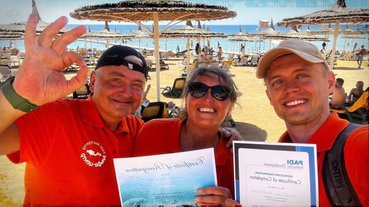 Экзамены PADI в Шарм-Эль-Шейхе: поздравляем инструкторов с успехом!