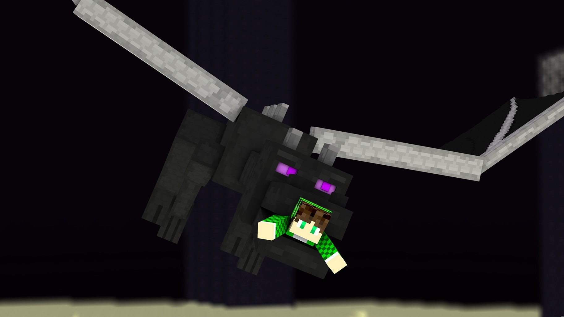 Как призвать Эндер дракона без модов в Майнкрафте!