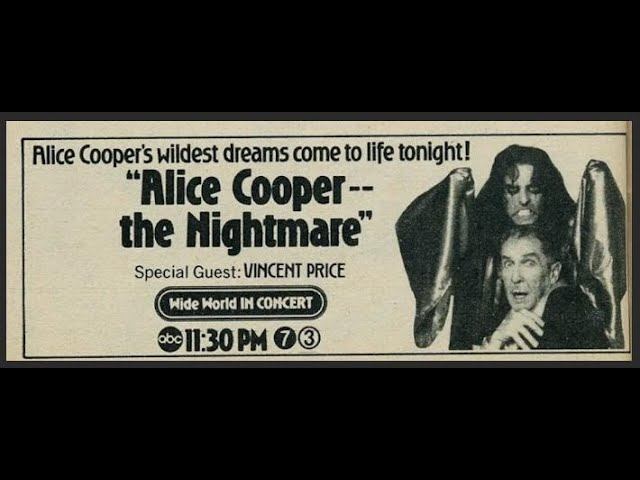 Alice Cooper . The Nightmare. 1975 TV special.  /1/ "Welcome to My Nightmare".