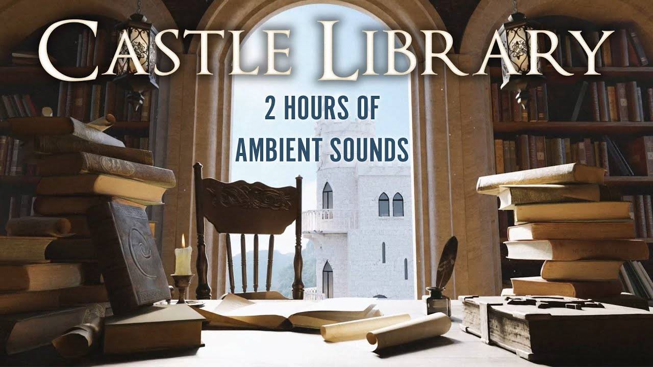 Calm library/Средневековый замок/Medival castle/dnd ambience/RPG playlist/fantasy/библиотека