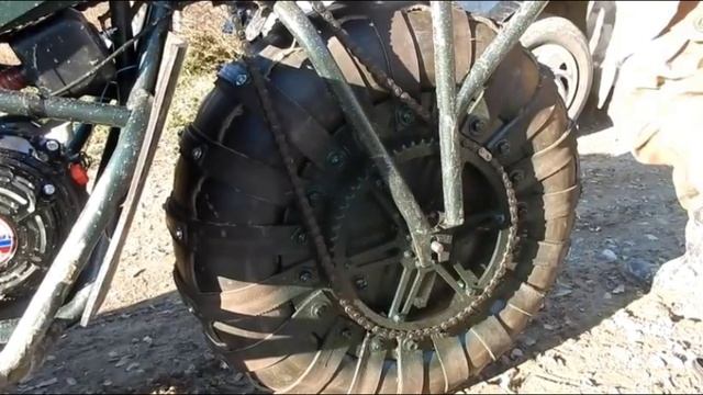 Мотоцикл Сибирь – квадрошины против пневмокамер / СИБМОТО