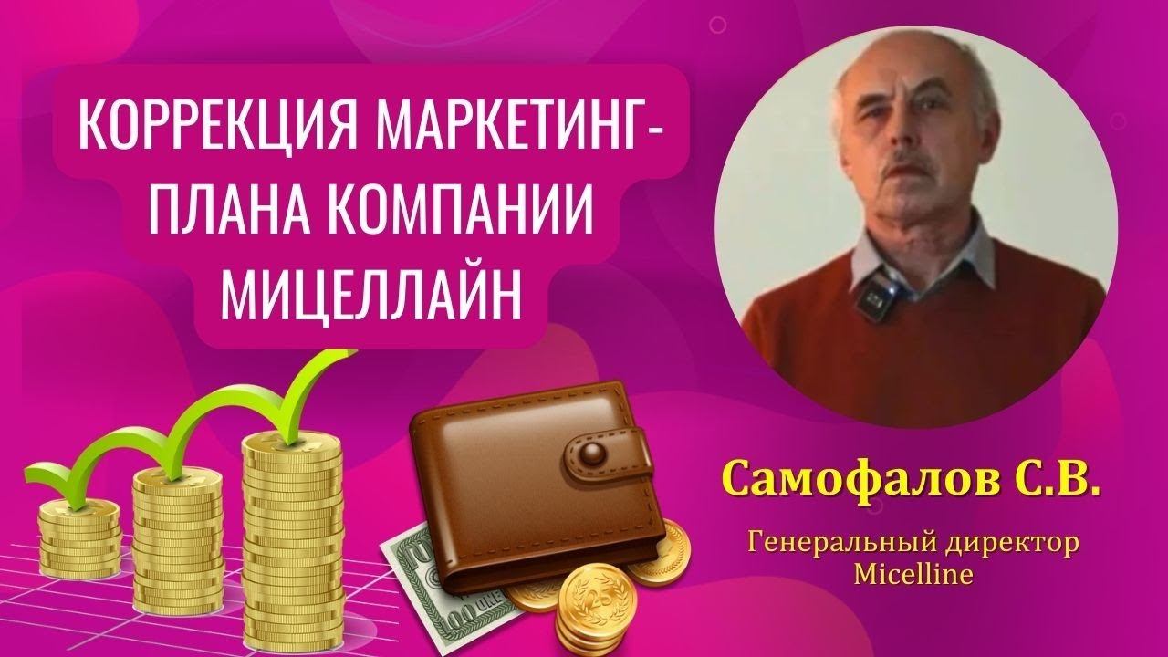Коррекция Макетинг-Плана компании Мицеллайн. Самофалов С.В. -   14.03.2023