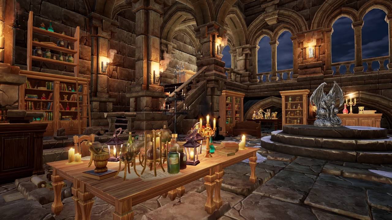 Tower of wizard/Medival castle/dnd ambience/RPG playlist/fantasy/атмосфера библиотеки