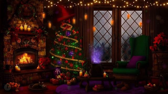 Cozy-Witchy-Christmas-ASMR-Ambience-Relaxing-Fireplace-Blizz