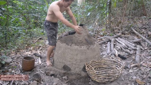 шахтная и каминная печь:примитивные технологии 👍
