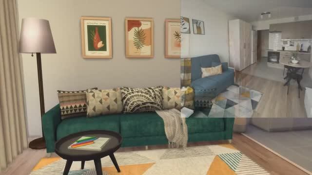 квартирка из пинтерест(строительство в симс 4)#thesims4