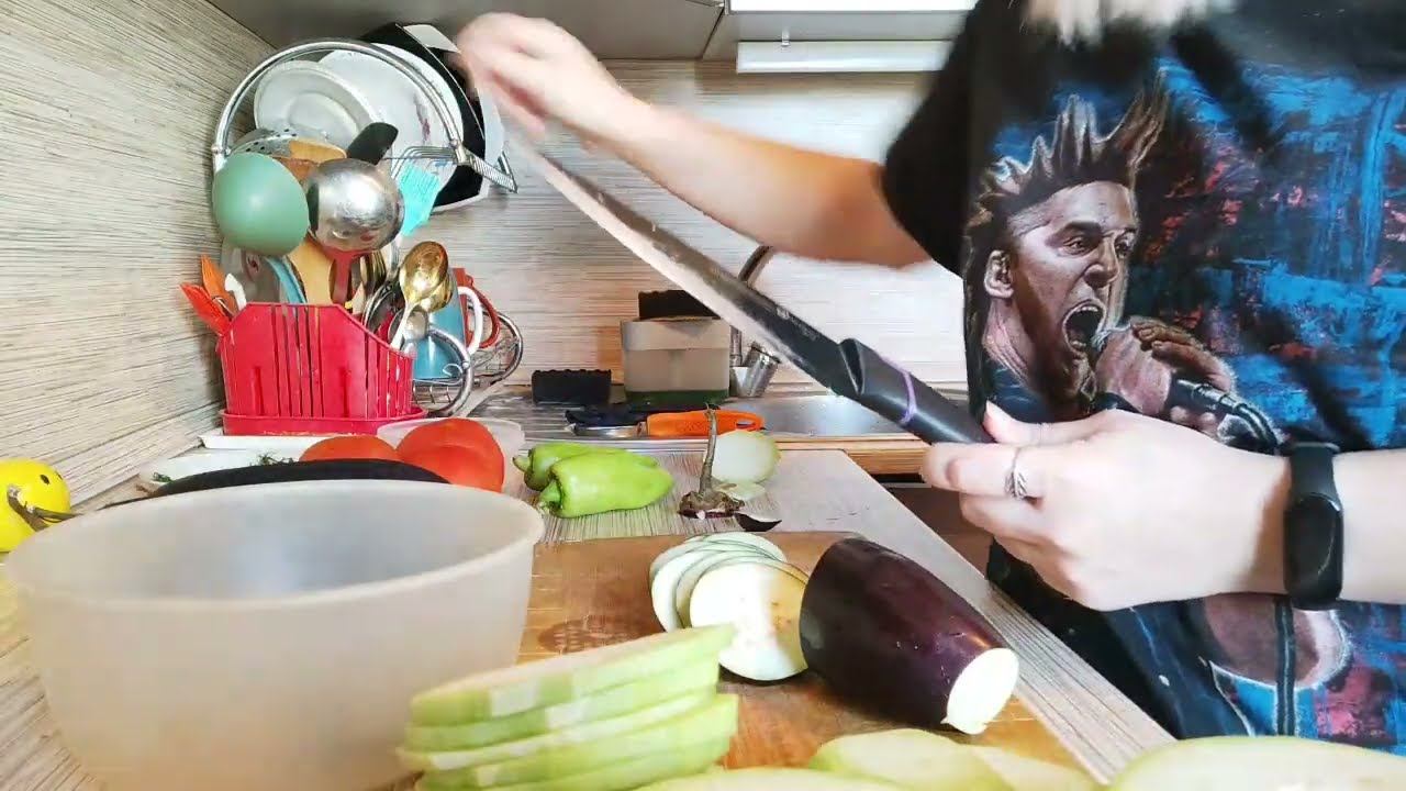 | Первый Кукинг стрим | Готовим рататуй |