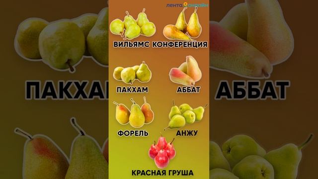 Как выбрать яблоки и груши