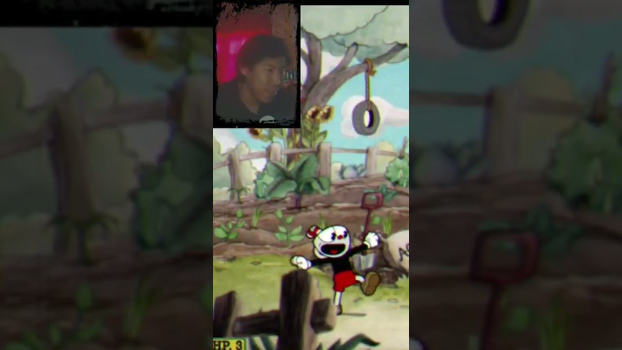 игра заставляет тебя бомбить #letsplay #thefox #cuphead
