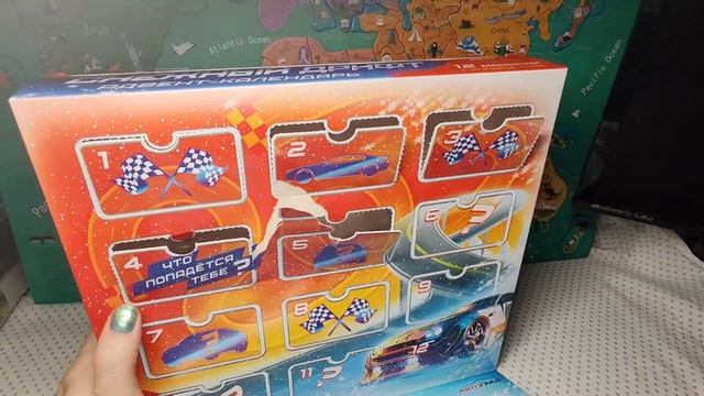 Адвент календарь Снежный дрифт. Распаковка машинок для мальчиков