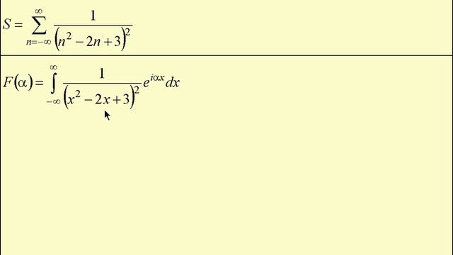 Суммирование числовых рядов