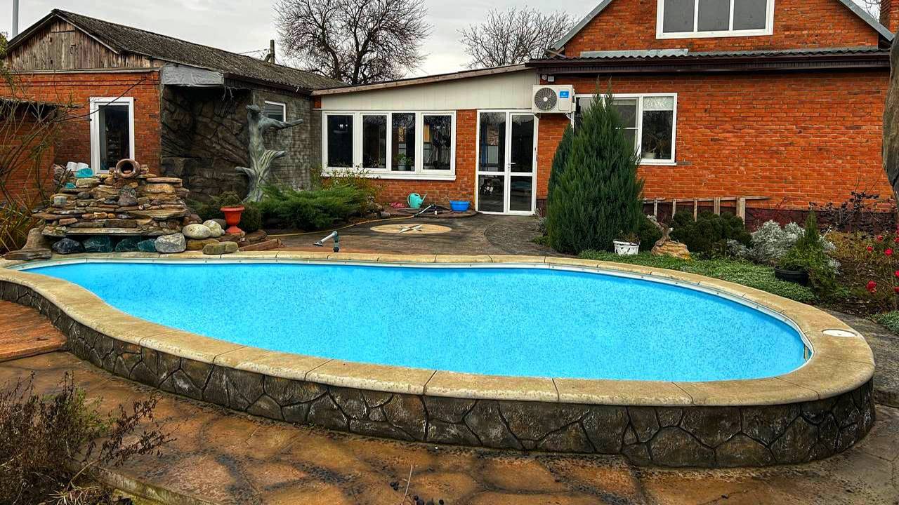 АРМОПОЯС ДЛЯ БАССЕЙНА.КАК ЭТО СДЕЛАНО.ЗАЛИВАЕМ АРМОЯС.HOW TO MAKE A POOL AT HOME