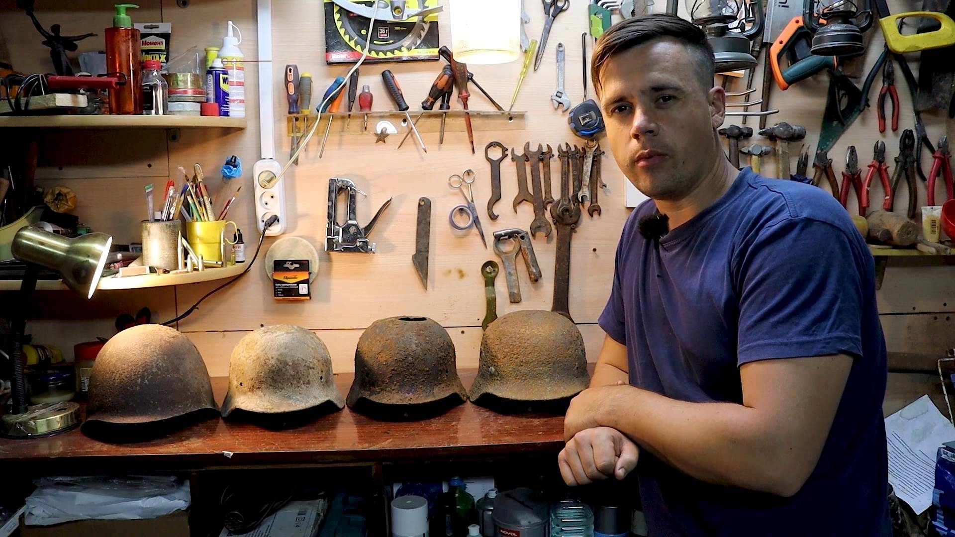 Реставрация 4 касок