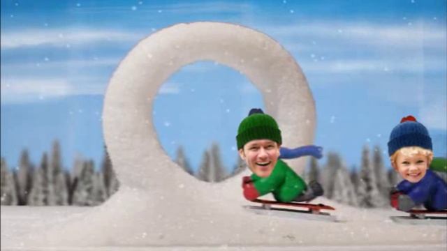 Новогоднее поздравление «Санки»