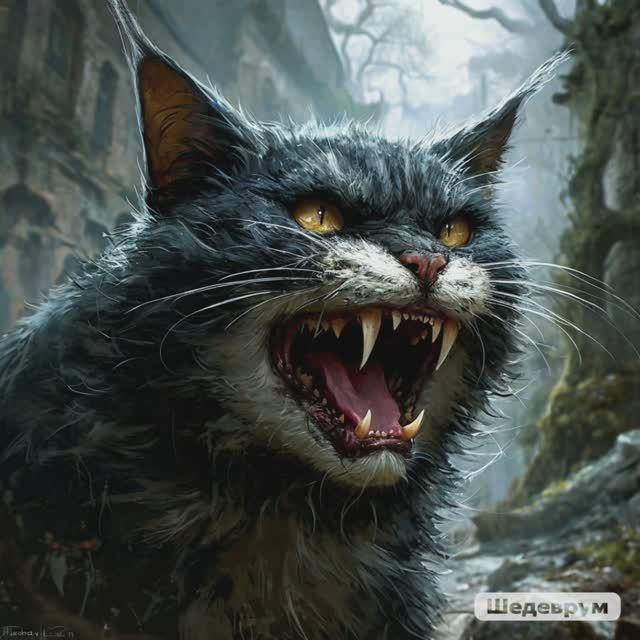 Легенда о коте Баскервилей или очень голодный кот.