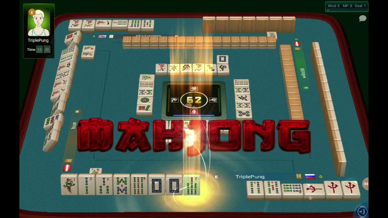 TriplePung. Game 27 (81) (Bern, 4 deals). Two "pure straights".