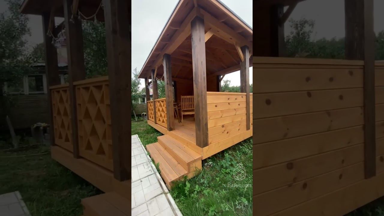 Только посмотрите на эту шикарную беседку! #youtube #shortsclip #shortsvideo