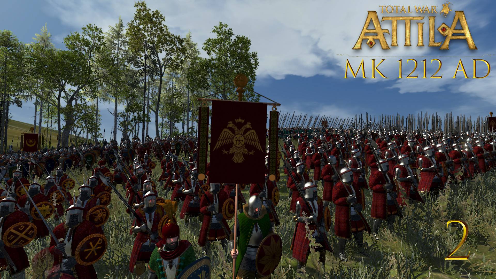 Total war Attila Mk 1212 AD Византия . Легенда #2