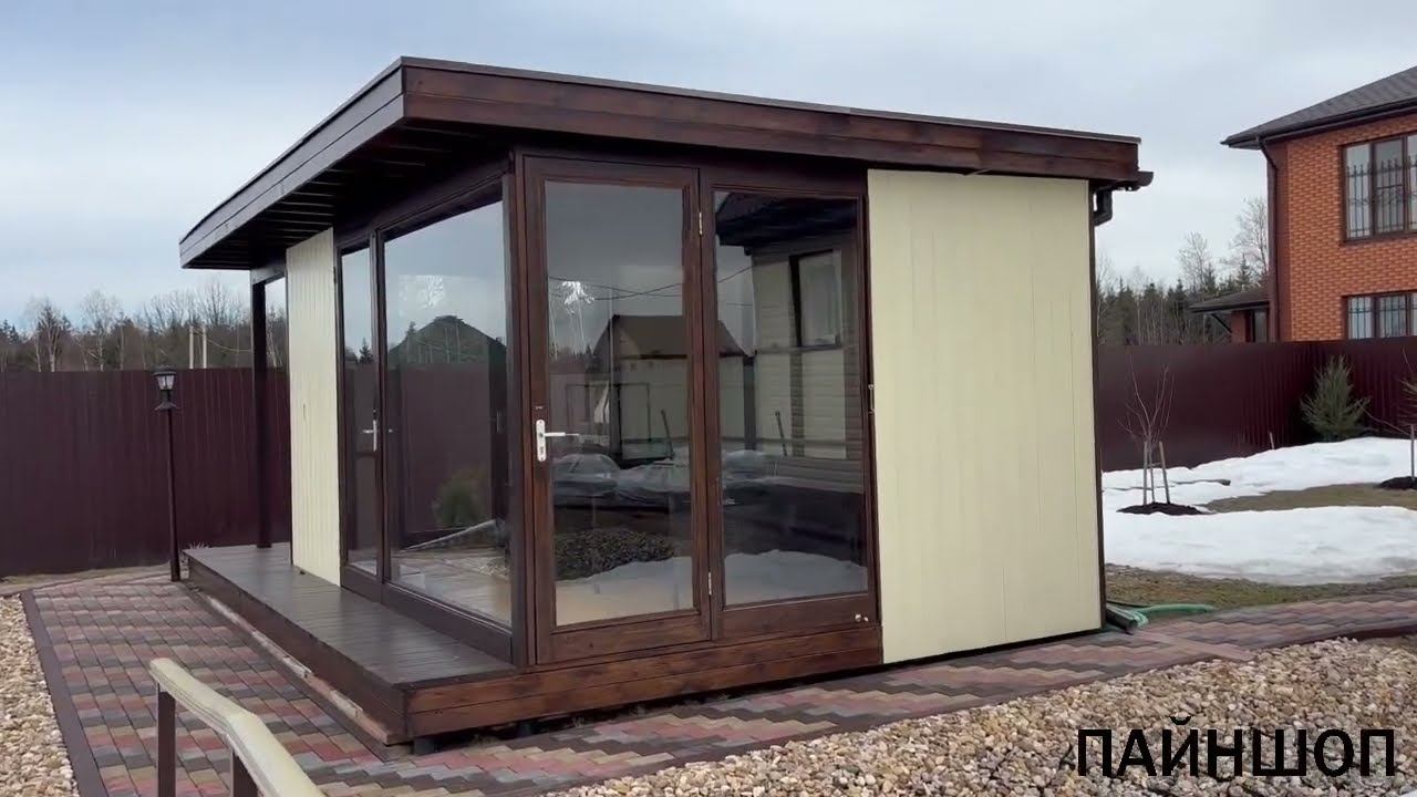 Панорамная беседка Скаут для дачи