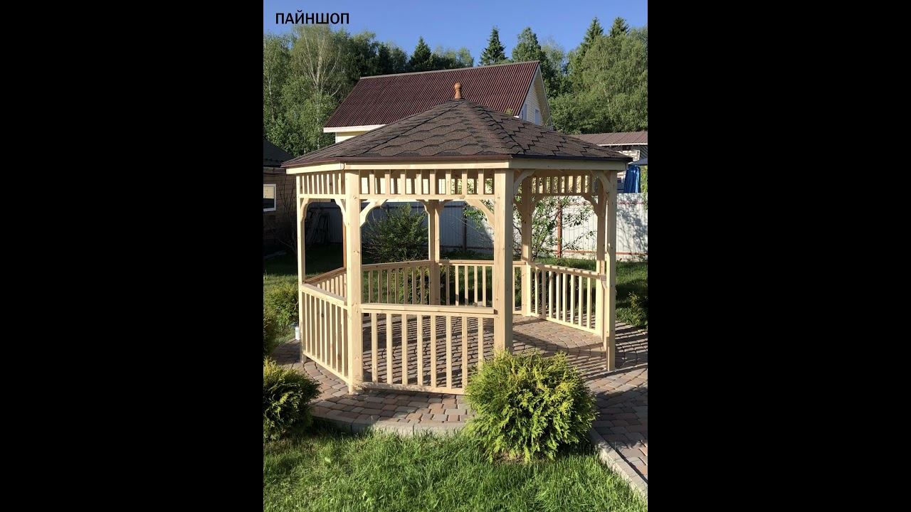 Небольшая часть выполненных проектов этого сезона  #беседка #дача #сад #стройка #youtube #садовод