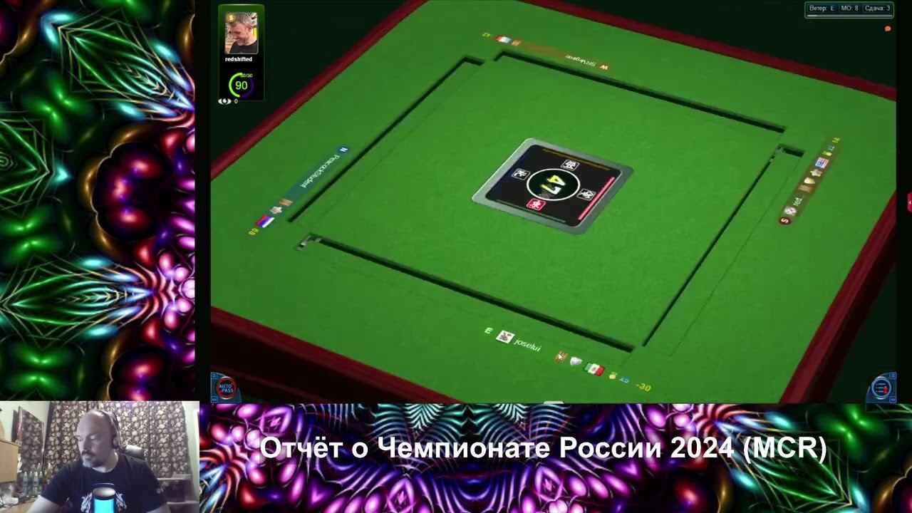 PeacockStudent. Отчёт о XV чемпионате России по спортивному маджонгу (7-8 сентября 2024 г.).