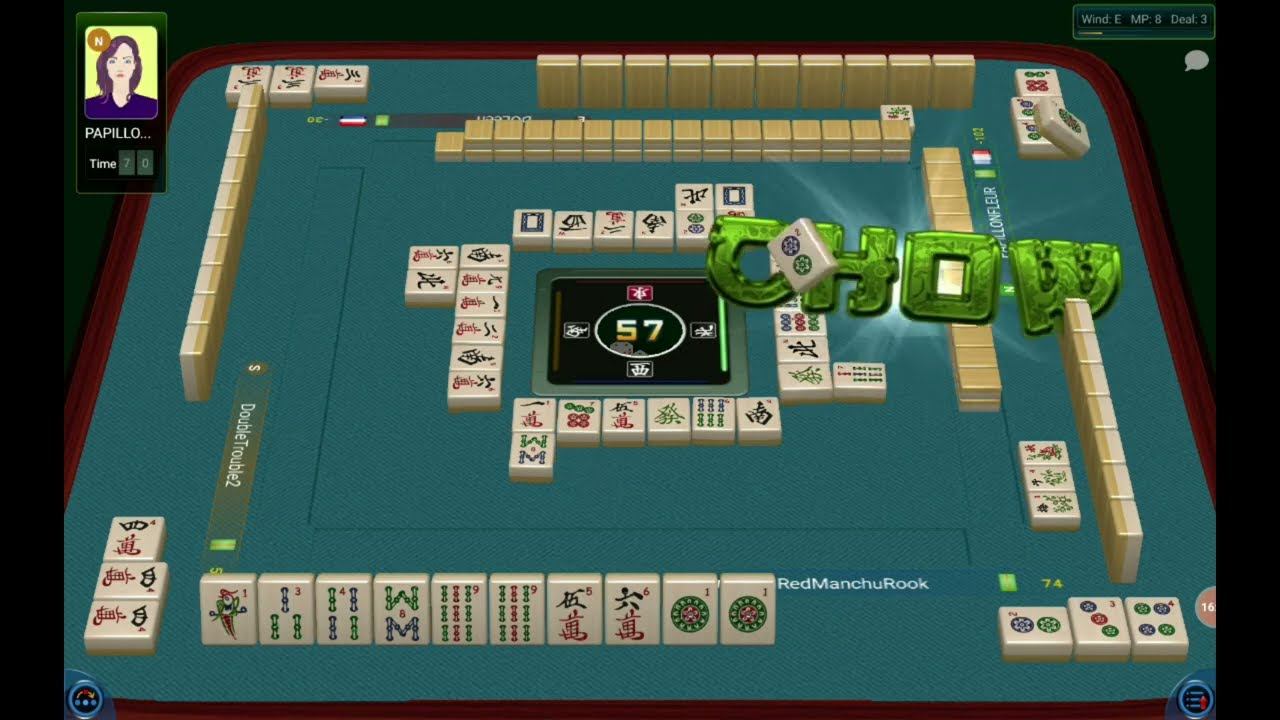 RedManchuRook. Game 11 (92) (Berlin, 4 deals). "Little three dragons" in the first deal.