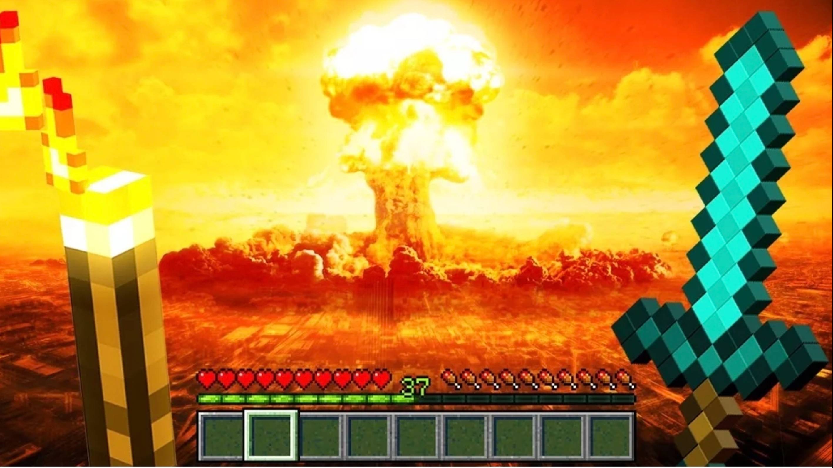 майнкрафт вновь я взрываю мир!