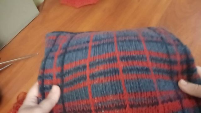 подушка маленькая ( спицами) ч 1