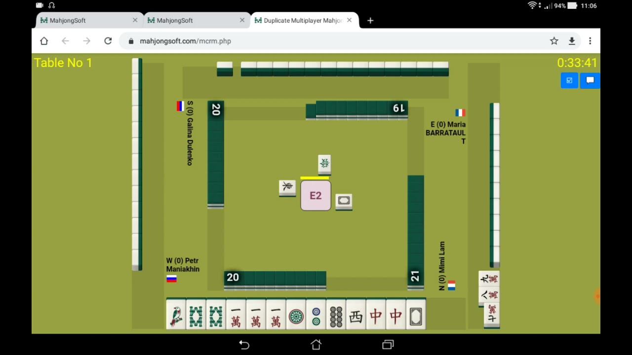 Российский онлайн-чемпионат по спортивному маджонгу 2021. Часть I: дубликатный маджонг.