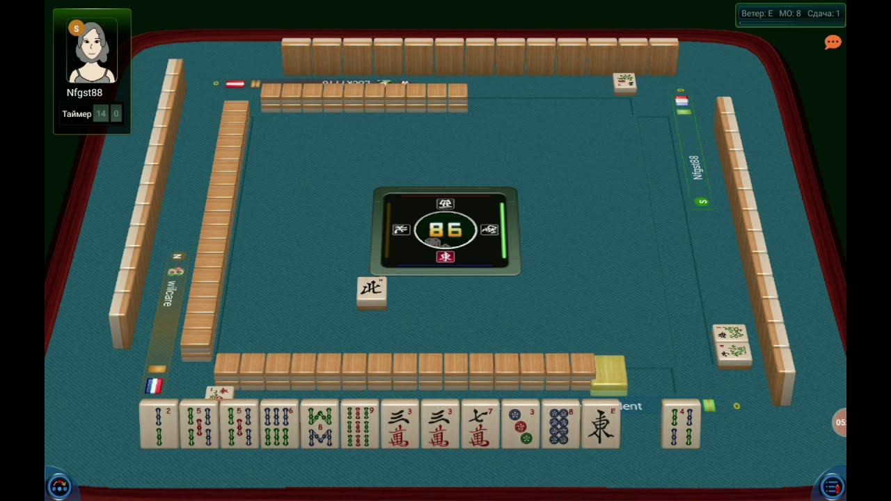 PeacockStudent. Игра 7 (Sofia, 16 сдач). Быстрая игра без ничьих.