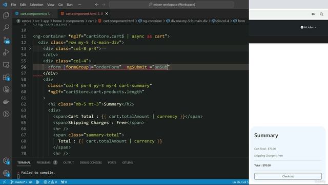 2057. Display delivery address in checkout screen