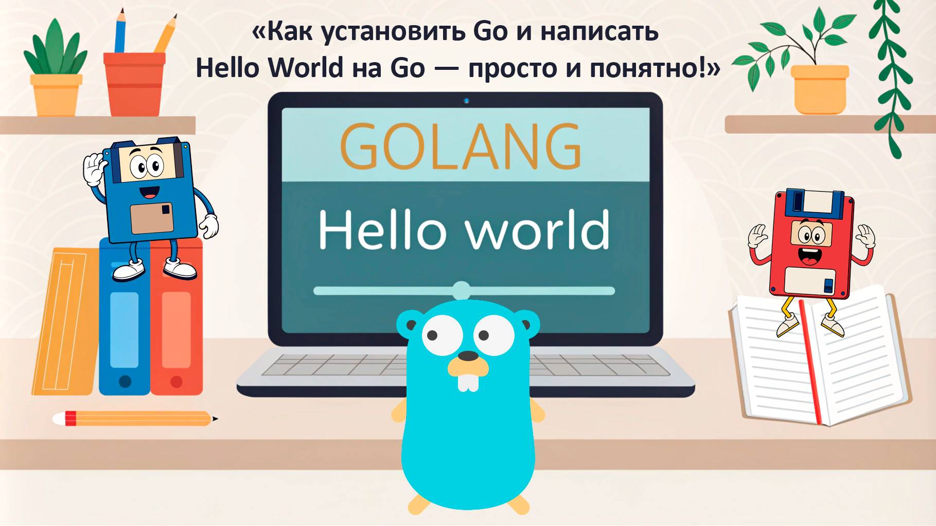 Как установить Go (golang) и написать Hello World на Go — просто и понятно! | Урок 1